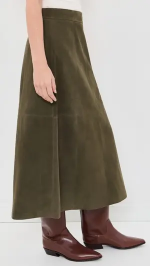 Jenni Kayne Suede Wolfe Skirt