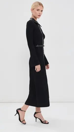 Simkhai Ismelle Collared Midi Dress