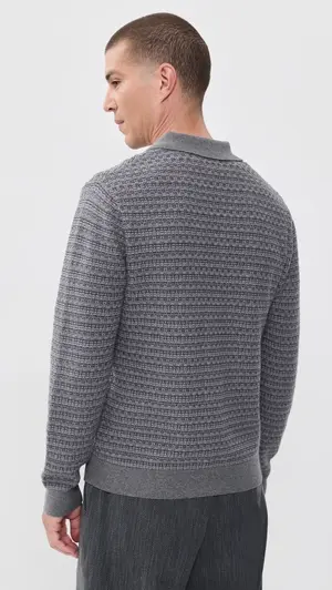 WAX LONDON Oban Mini Geo Polo Sweater