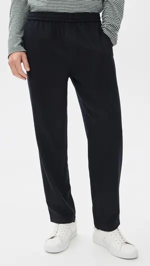 WAX LONDON Tyne Brushed Wool Trousers