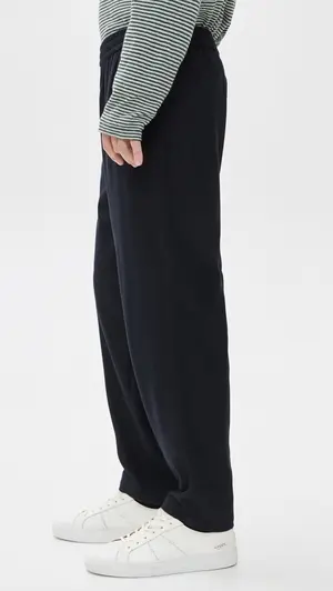 WAX LONDON Tyne Brushed Wool Trousers