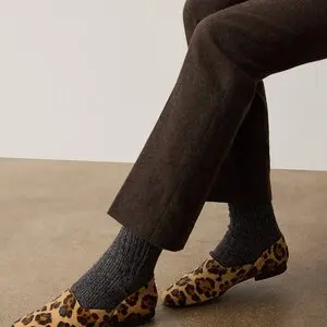 Ralph Lauren Bronwen Leopard-print Haircalf Slipper - Tan Multi