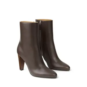 Ralph Lauren Bernice 95 Mm Calfskin Bootie