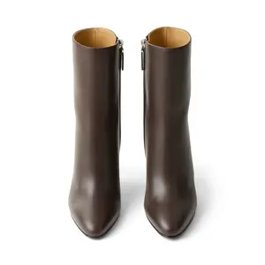 Ralph Lauren Bernice 95 Mm Calfskin Bootie