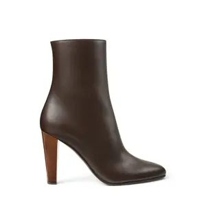 Ralph Lauren Bernice 95 Mm Calfskin Bootie