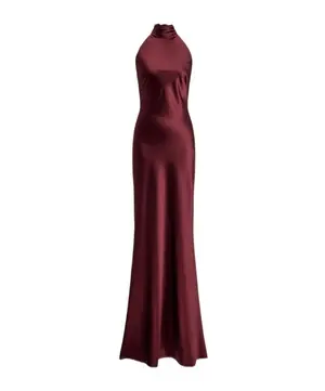 Ralph Lauren Bow-detail Halterneck Dress