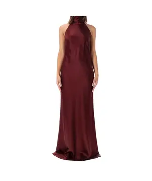 Ralph Lauren Bow-detail Halterneck Dress