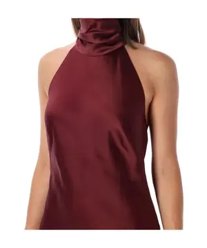 Ralph Lauren Bow-detail Halterneck Dress