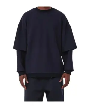 DARKPARK Troy Double Sleeve T-shirt - Black