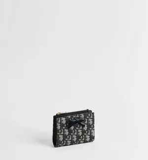 Dior Oblique Bow Dahlia Wallet
