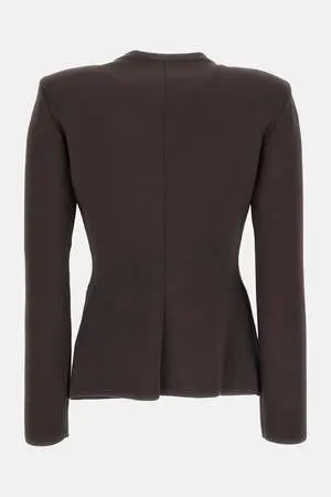 Elisabetta Franchi Cardigan In Maglia Con Zip