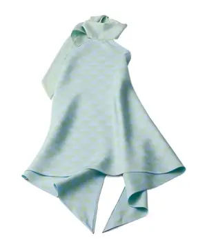 Prada Printed Silk Twill Halter Top - Green