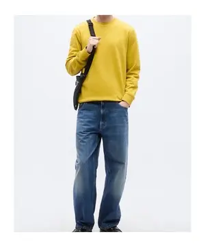 Hugo Boss Square-patch Crew-neck Sweatshirt