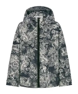 Dior Dioriviera Waterproof Hooded Jacket - Gray