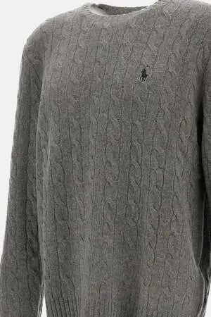 Polo Ralph Lauren Girocollo In Lana E Cashmere A Trecce