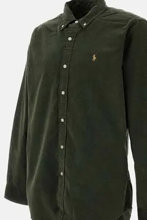 Polo Ralph Lauren Cotton Velvet Shirt - Green