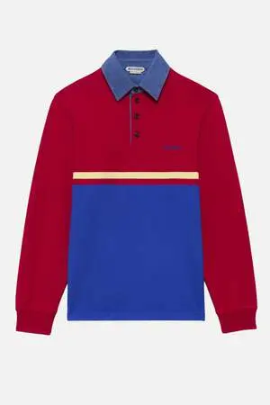 JW Anderson Polo Con Colletto A Contrasto - Rosso