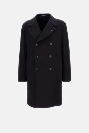 Tagliatore Cappotto Sfoderato Bruce Lungo - Blu