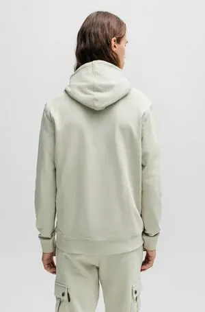 Hugo Boss Logo Patch Drawstring Hoodie