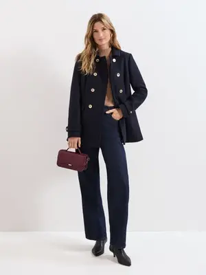 PHASE EIGHT Aurelie Wool Peacoat