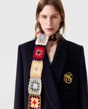 Stella McCartney Crochet Wool Scarf