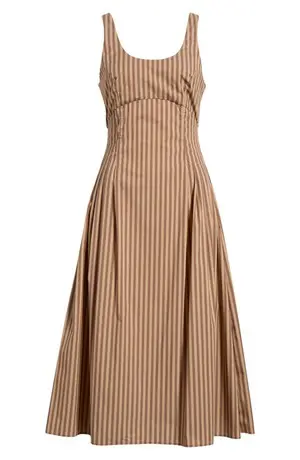 Solid & Striped The Josie Stripe Fit And Flare Dress