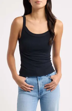 Free People So Soft Seamless Tank - Black
