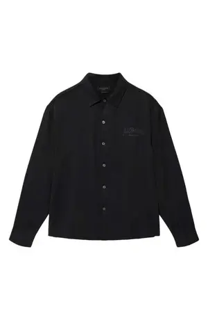 ALLSAINTS Soul Tencel Lyocell Long Sleeve Button Up Shirt