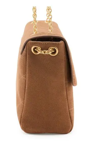 Mango Suede Convertible Shoulder Bag