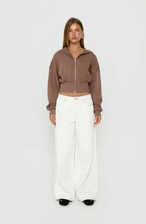 Princess Polly Naylor Mid Rise Wide Leg Jeans