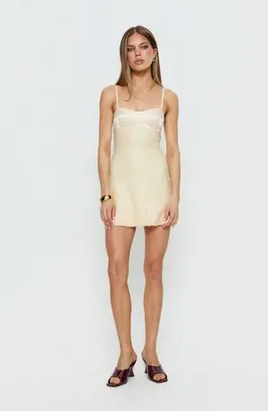 Princess Polly Alishia Satin & Sequin Corset Minidress