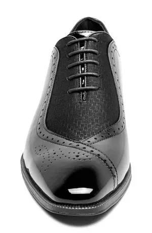 STACY ADAMS Stuart Faux Leather Wingtip Oxford