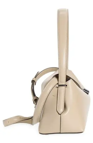 TOTEME T-lock Leather Shoulder Bag