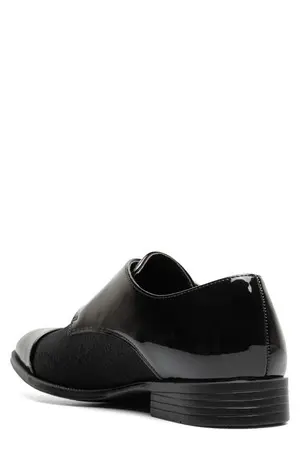 STACY ADAMS Sutherland Cap Toe Monk Strap Shoe
