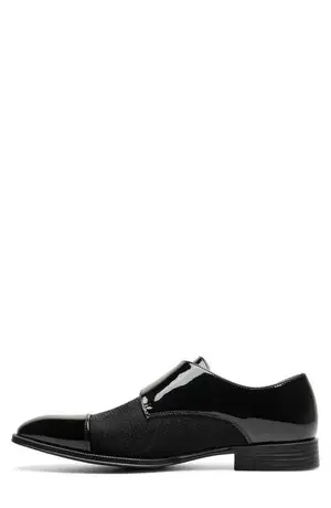 STACY ADAMS Sutherland Cap Toe Monk Strap Shoe