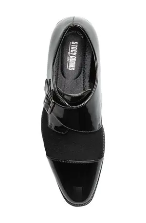STACY ADAMS Sutherland Cap Toe Monk Strap Shoe