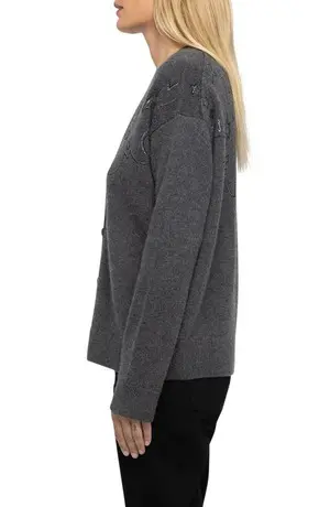 Zadig&Voltaire Mirkaz Strass Cashmere Cardigan