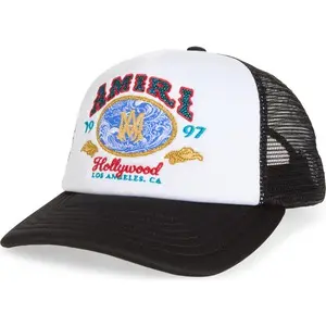 Amiri Wave Foam Trucker Hat - Black