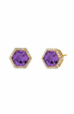 SYNA JEWELS Hex Studs