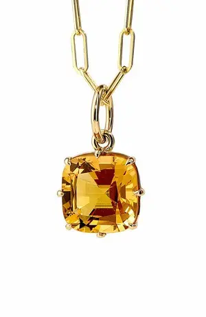 SYNA JEWELS Cushion Charm - Citrine