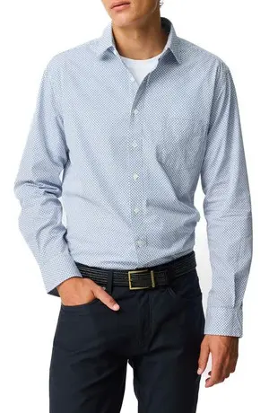 Rodd & Gunn Edbrooke Hill Geometric Cotton Shirt