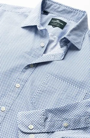 Rodd & Gunn Edbrooke Hill Geometric Cotton Shirt