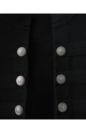 Mango Fine Knit Napoleon Buttoned Jacket