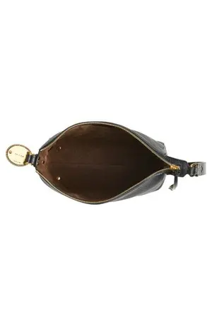 Etro Tumbled Leather Hobo Bag - Black
