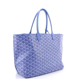 Goyard Saint Louis Reversible Tote Coated Canvas And Printed Canvas Pm - Blue