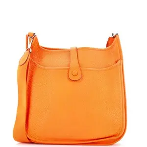 Hermès Evelyne Bag Gen Iii Clemence Gm - Orange