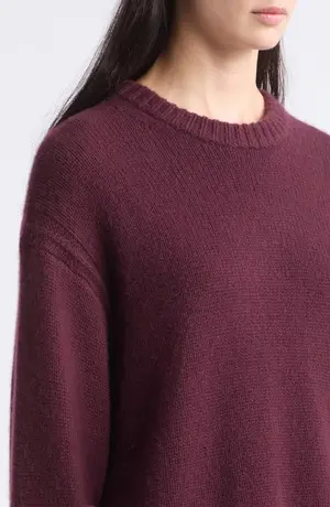 Guest In Residence Cozy Cashmere Crewneck Sweater - Fig
