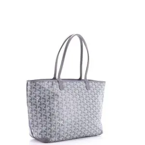 Goyard Artois Tote Coated Canvas Pm - Grey