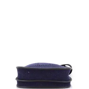 Hermès Evelyne Bag Gen Iii Felt Pm - Blue