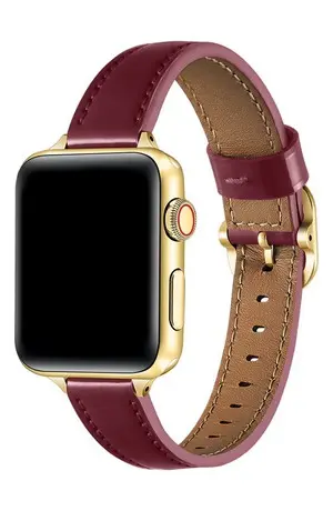 POSH TECH Carmen Patent Leather Watchband - Cherry Lacquer